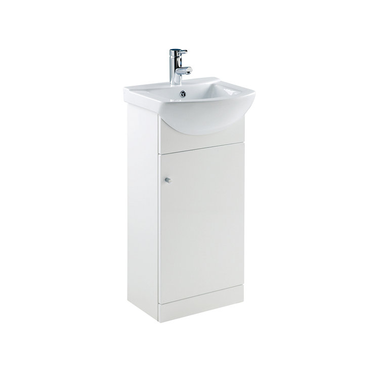 Elation Bathrooms Ikoma 45mm Free-standing Single Vanity Unit | Wayfair ...
