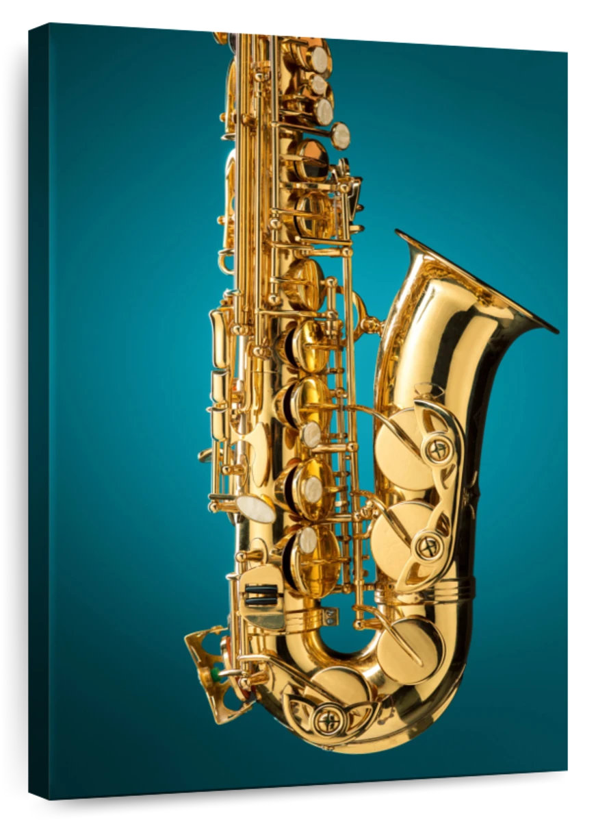 Ebern Designs Abarca Golden Alto Saxophone | Wayfair