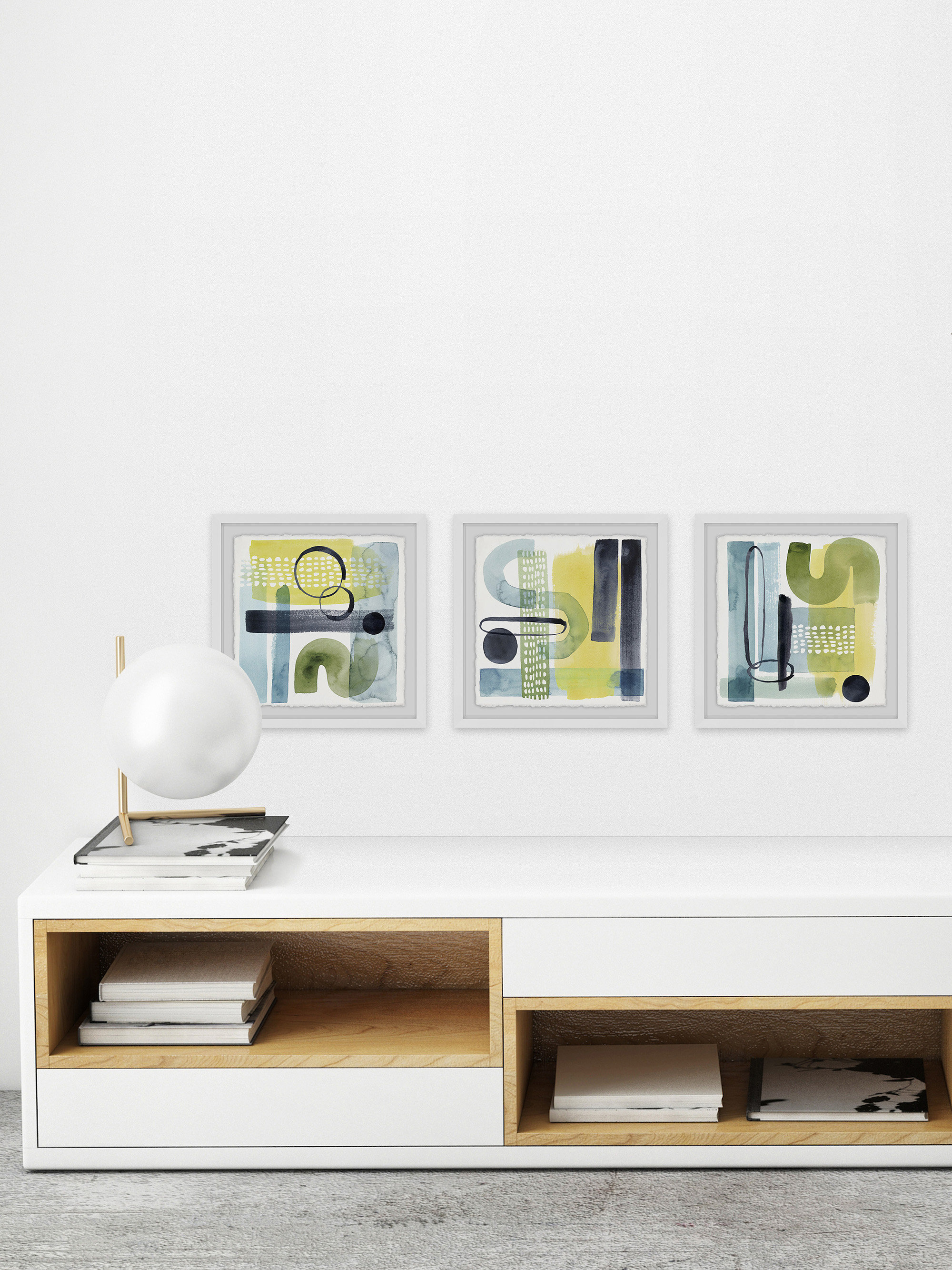 Brayden Studio® Pinball Tunnels Framed On Paper 3 Pieces Set | Wayfair