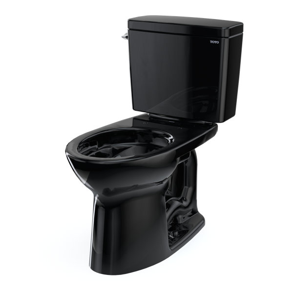 TOTO Drake® 1.6 GPF Elongated Two-Piece Toilet with Tornado Flush (Seat ...