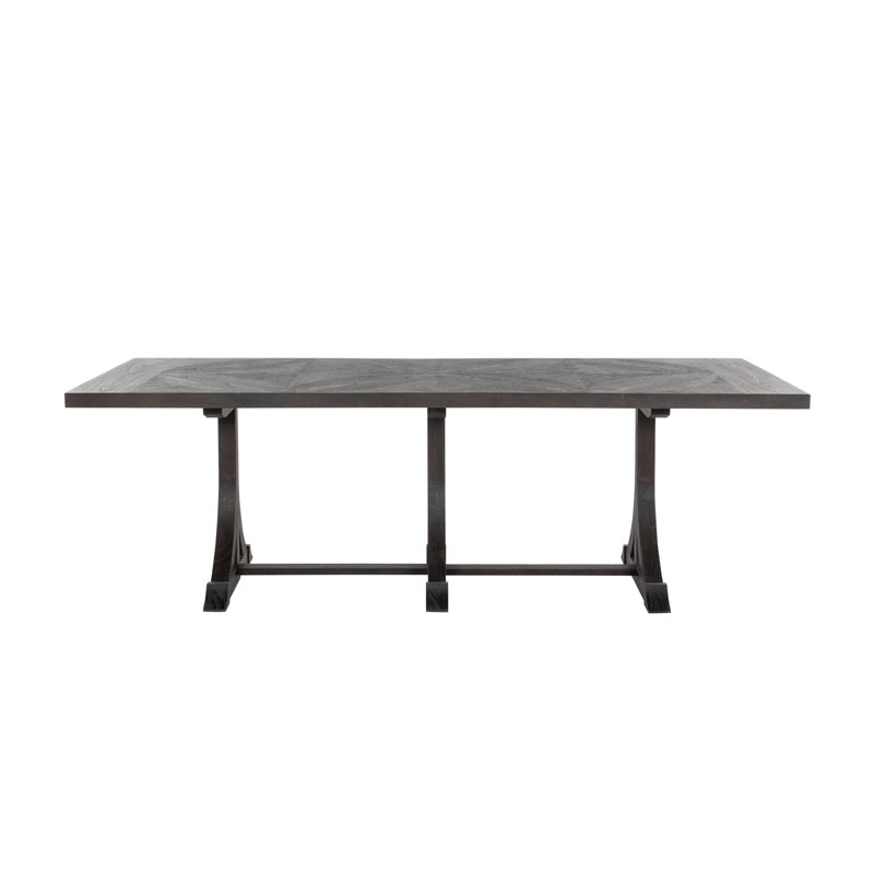 Gabby Adams 94" Solid Wood Trestle Dining Table | Wayfair