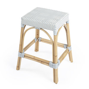 Wicker / Rattan Bar Stools & Counter Stools You'll Love | Wayfair