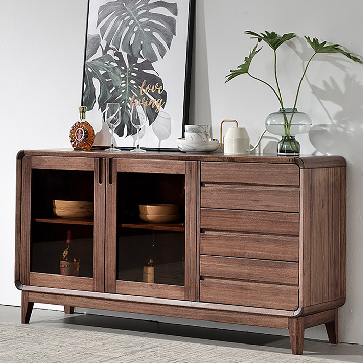 Ruthber Solutions Modern minimalist sideboard Restaurant locker | Wayfair