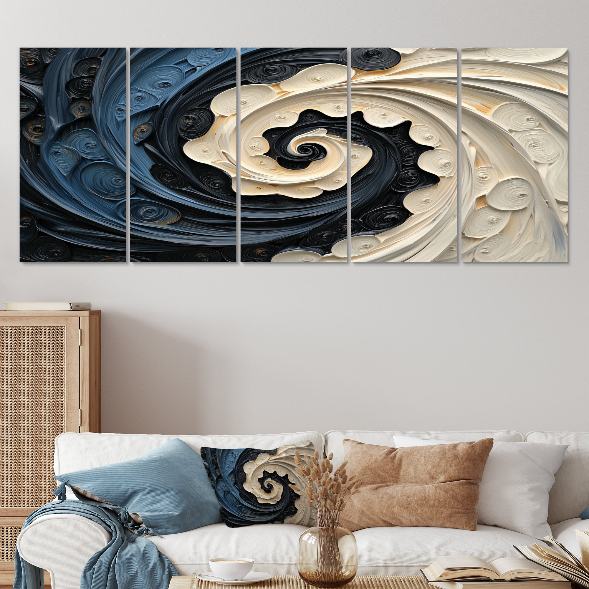 Wrought Studio™ Oliyah - Abstract Collages Wall Art - Modern Wall Art ...