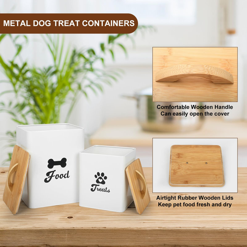 Bisiot 10 Lb. Metal Food Storage Container | Wayfair