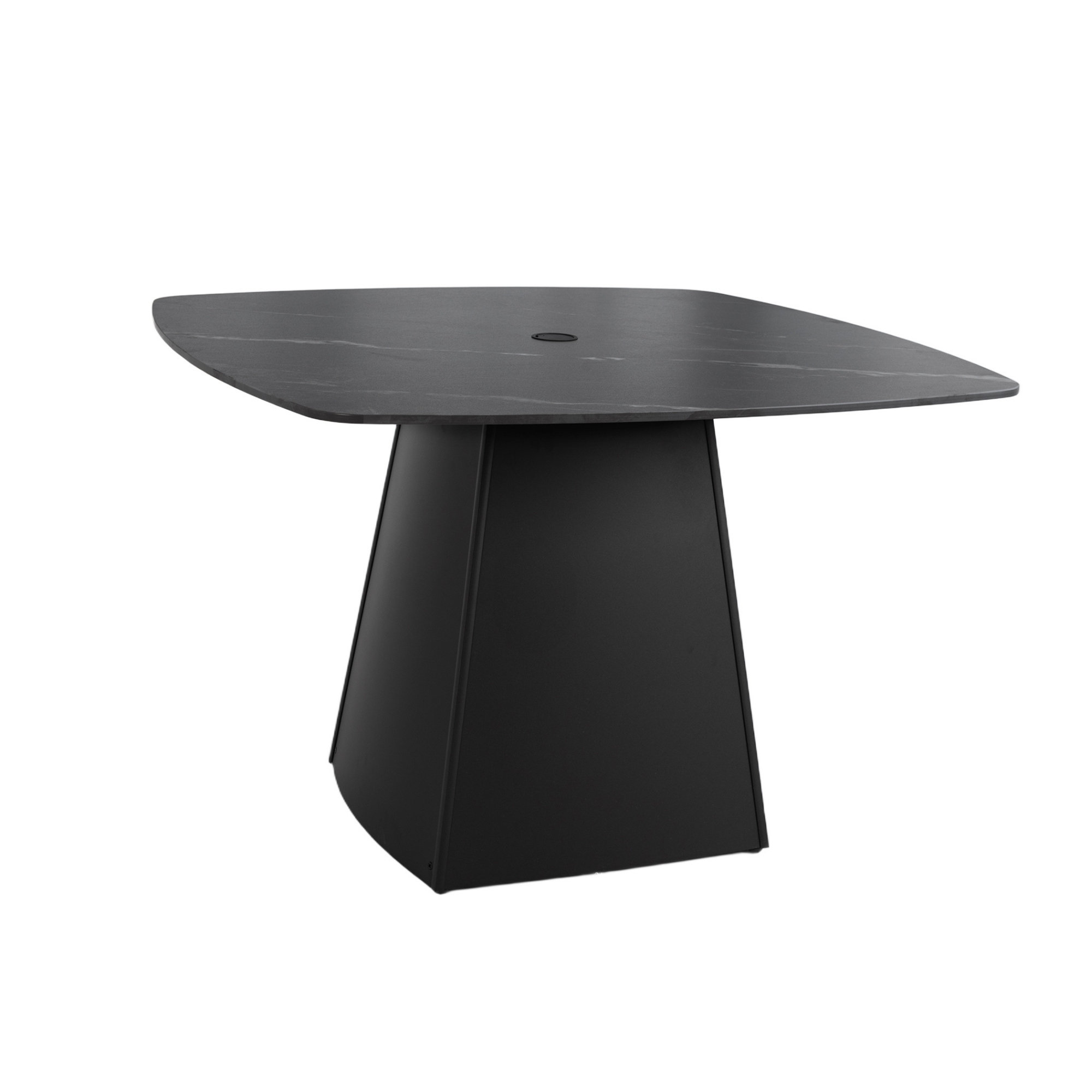 Latitude Run® Outdoor Modern 44"X44" Square Dining Table – Marble Look ...