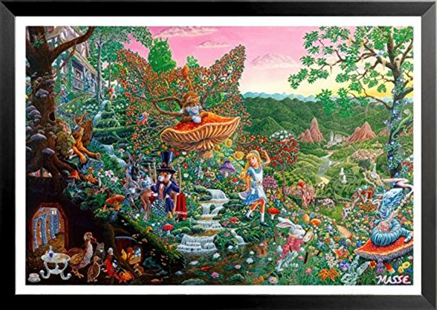 Buy Art For Less Alice in Wonderland by Tom Masse - Picture Frame ...