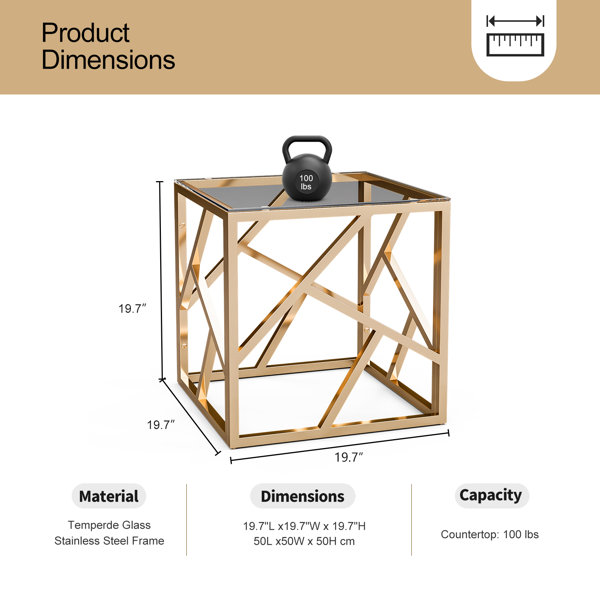 Mercer41 Merrissa Frame Coffee Table | Wayfair
