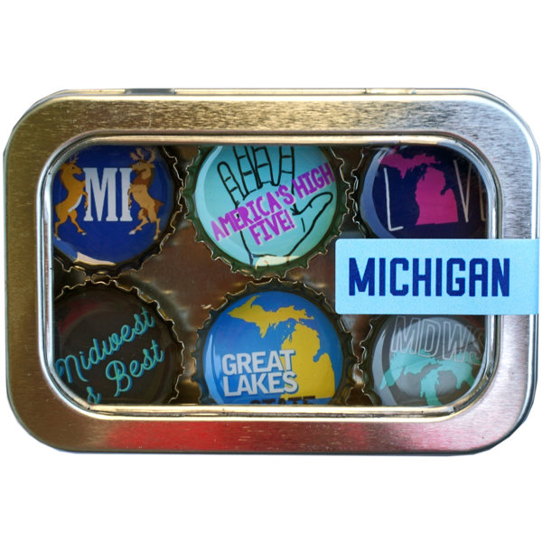 Kate's Magnets Michigan Magnets | Wayfair