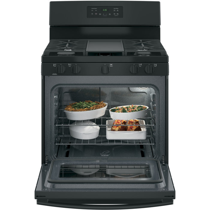 GE Appliances 30" 5 cu ft. Freestanding Gas Range with Griddle ...