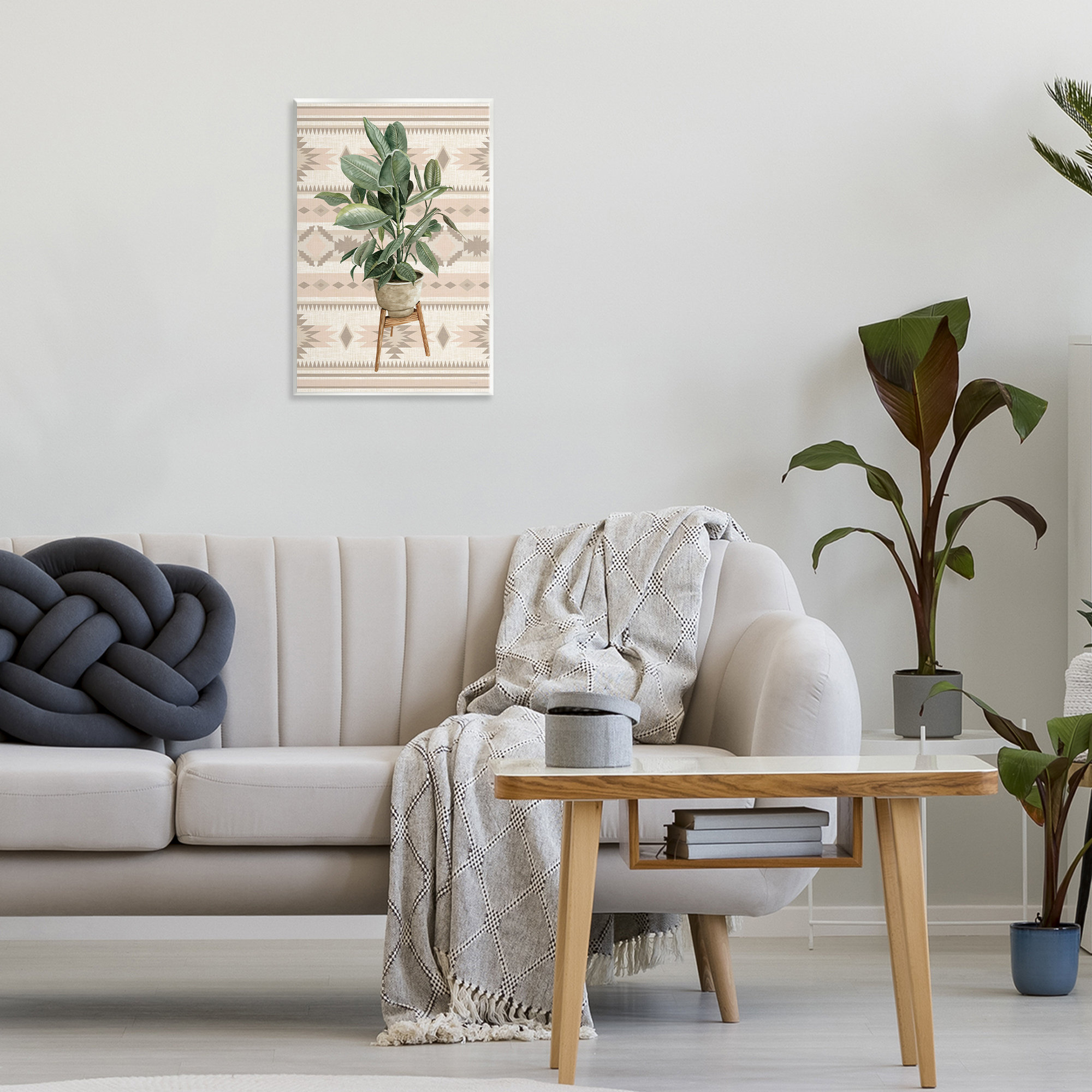 Ebern Designs Aztec Planter Lush Plant Wall Plaque, design by Cindy ...