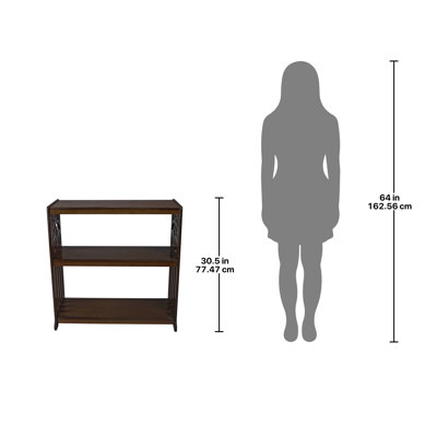 Lark Manor Burge Bookcase & Reviews | Wayfair