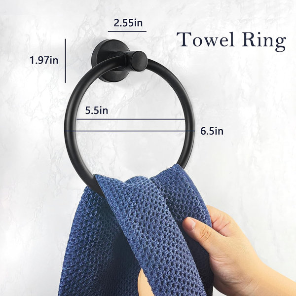 SOUEEUM 9 - Piece Bathroom Hardware Set | Wayfair