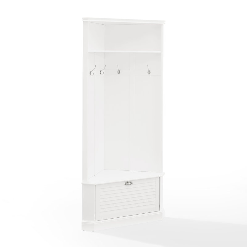 Red Barrel Studio® Priya Hall Tree 33.13'' Wide with Shoe Storage ...