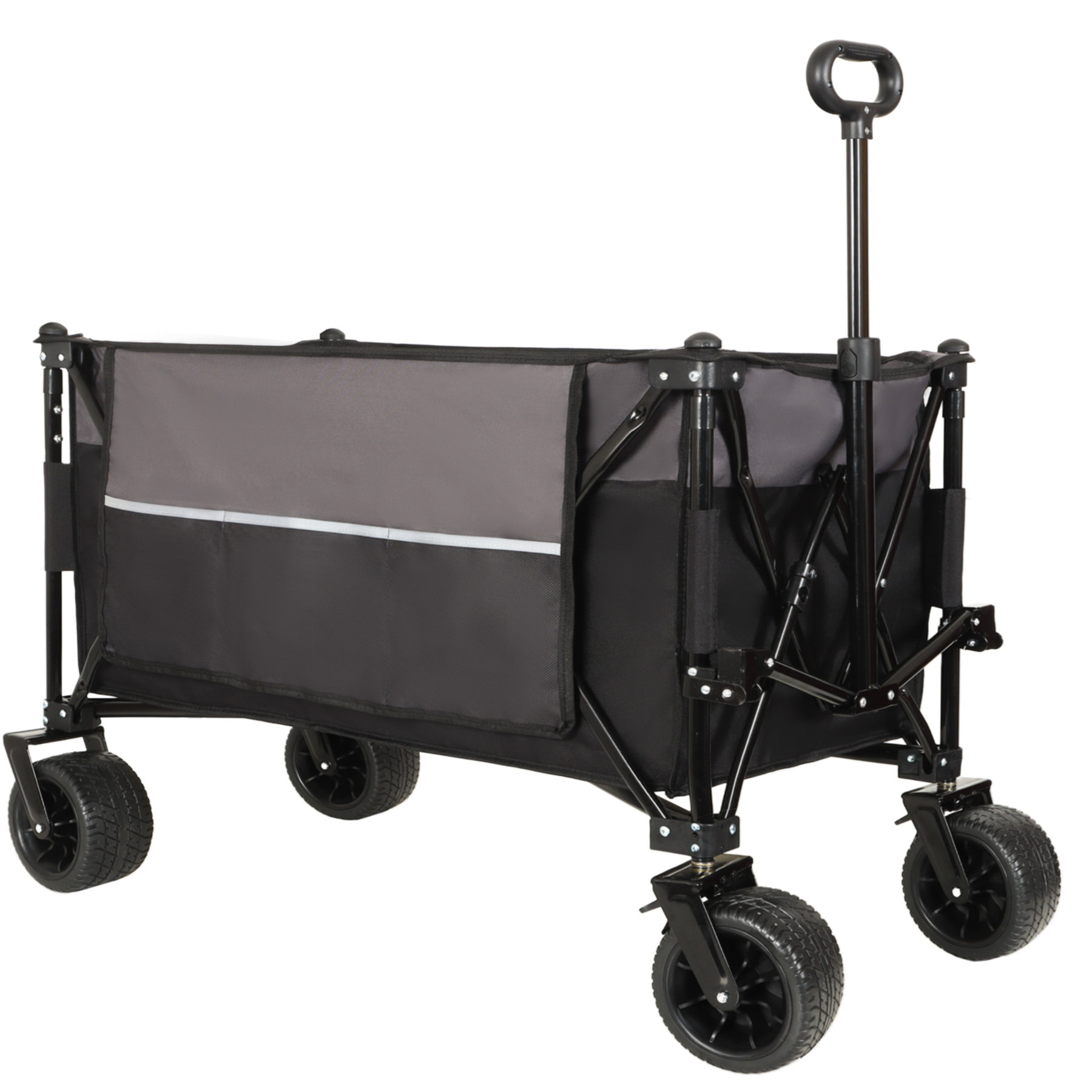 XINYUEHE Tall Heavy-Duty Folding Wagon Cart With 480Lbs Capacity – All ...