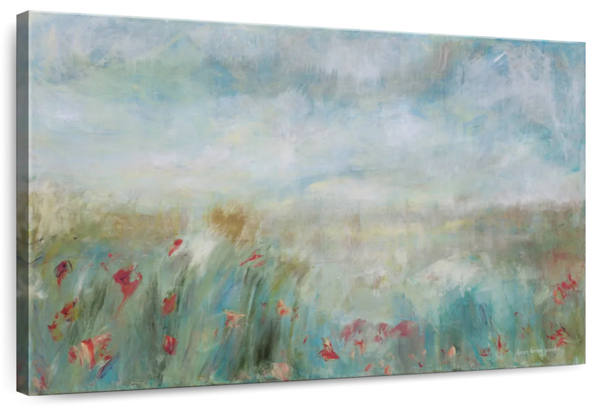 Wade Logan® Avery Wild Garden Abstract | Wayfair