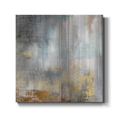 17 Stories Misty Sky II Framed On Canvas Print | Wayfair