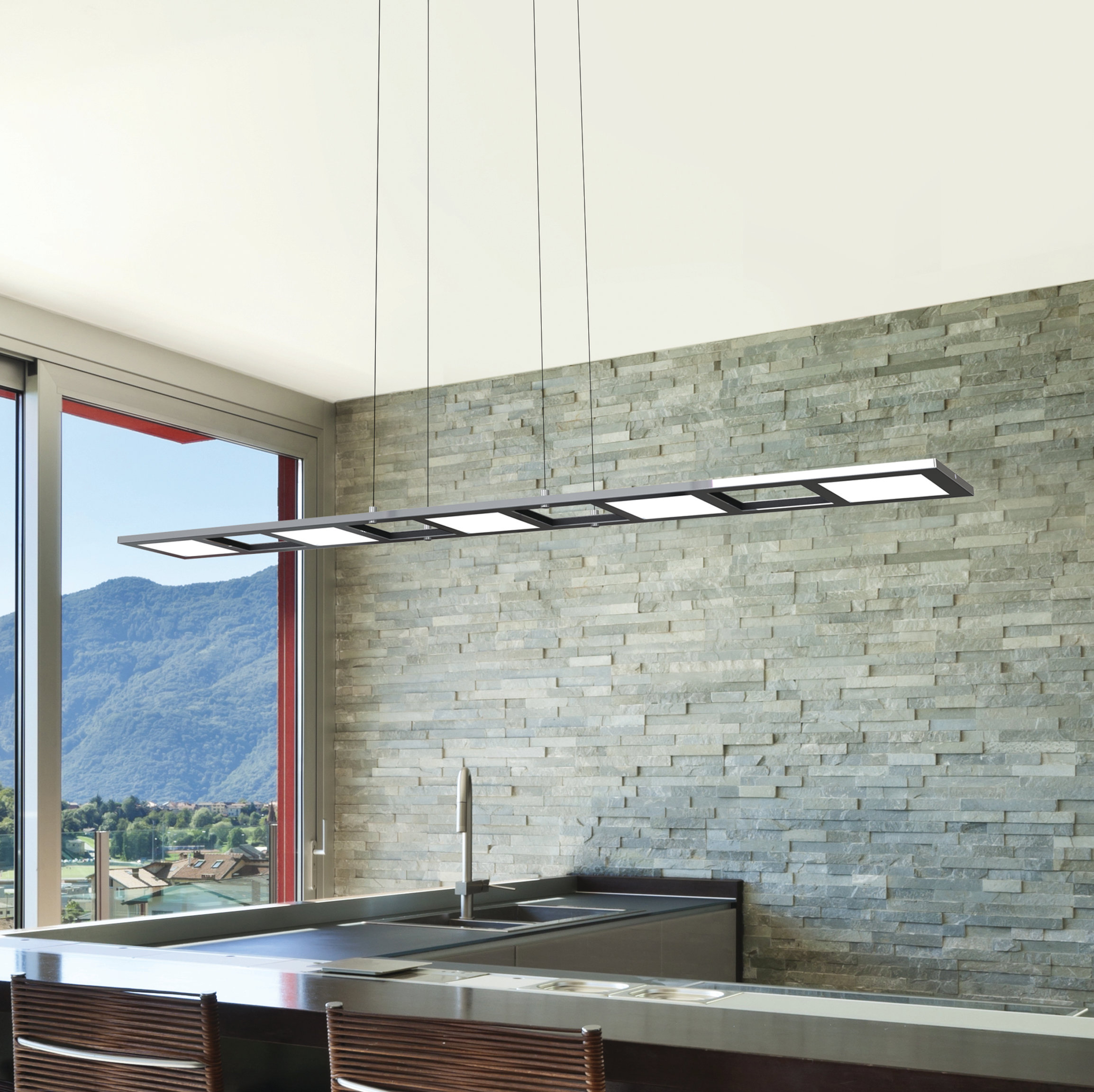 Blackjack Lighting Quadra 48" Linear Pendant (Down Light Only ...