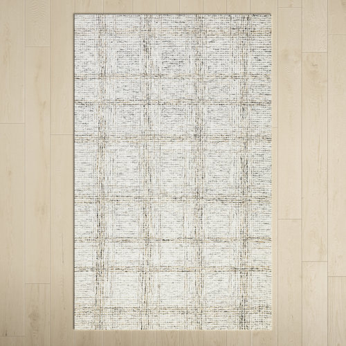 Birch Lane™ Armando Handmade Hand Tufted Gray/Ivory Rug & Reviews | Wayfair