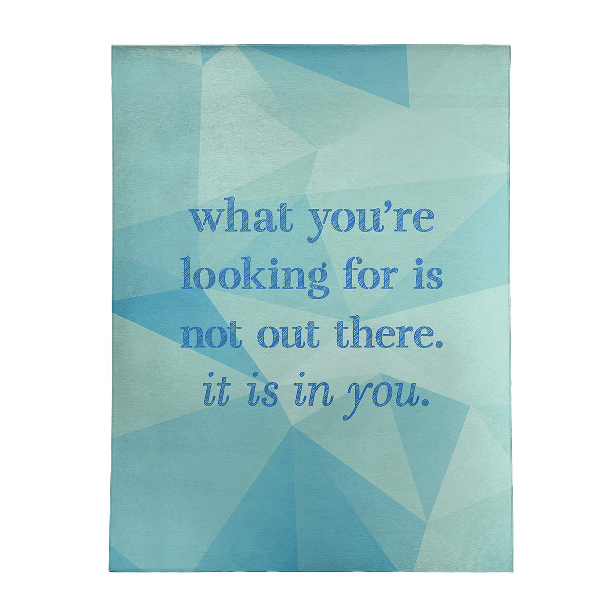 East Urban Home Faux Gemstone Self Confidence Inspirational Quote Poly ...