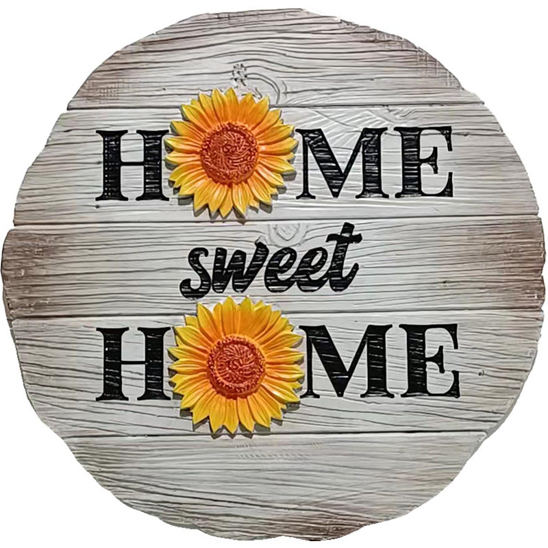 Arlmont & Co. Brynnan Stone Plants & Flowers Stepping Stone | Wayfair