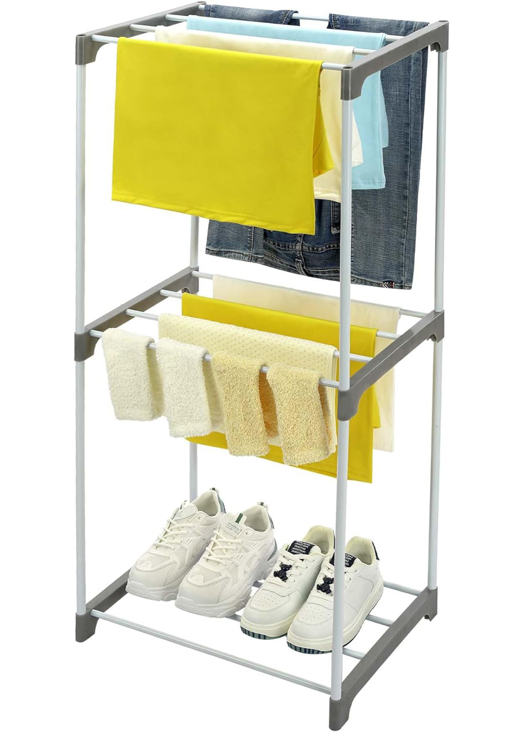 Latitude Run® 3-Tier Laundry Cloth Dyer Racks Freestand Dryer Rack ...