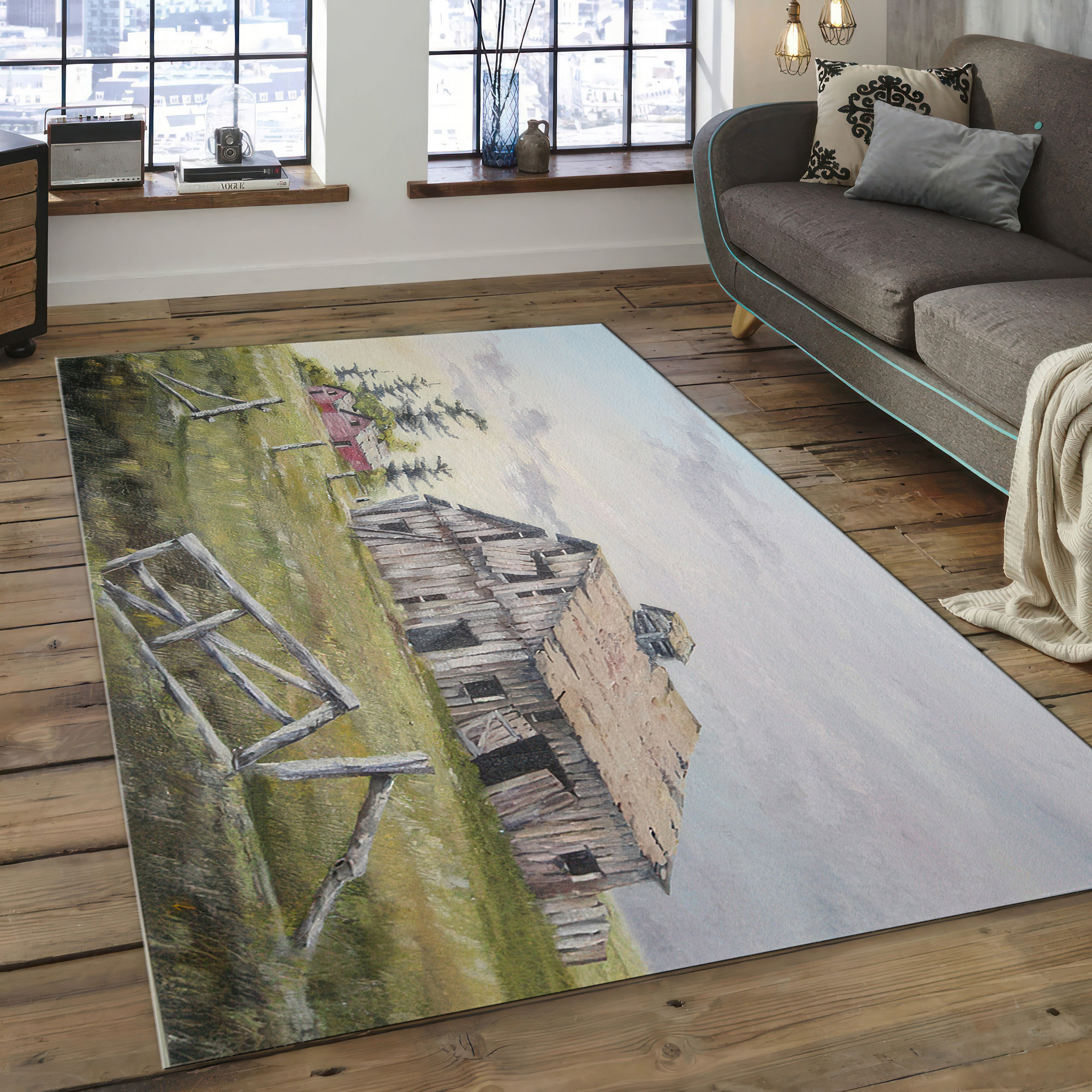 Mercer41 Bohemian Printed Soft Pile Rug With Intricate Floral Design ...