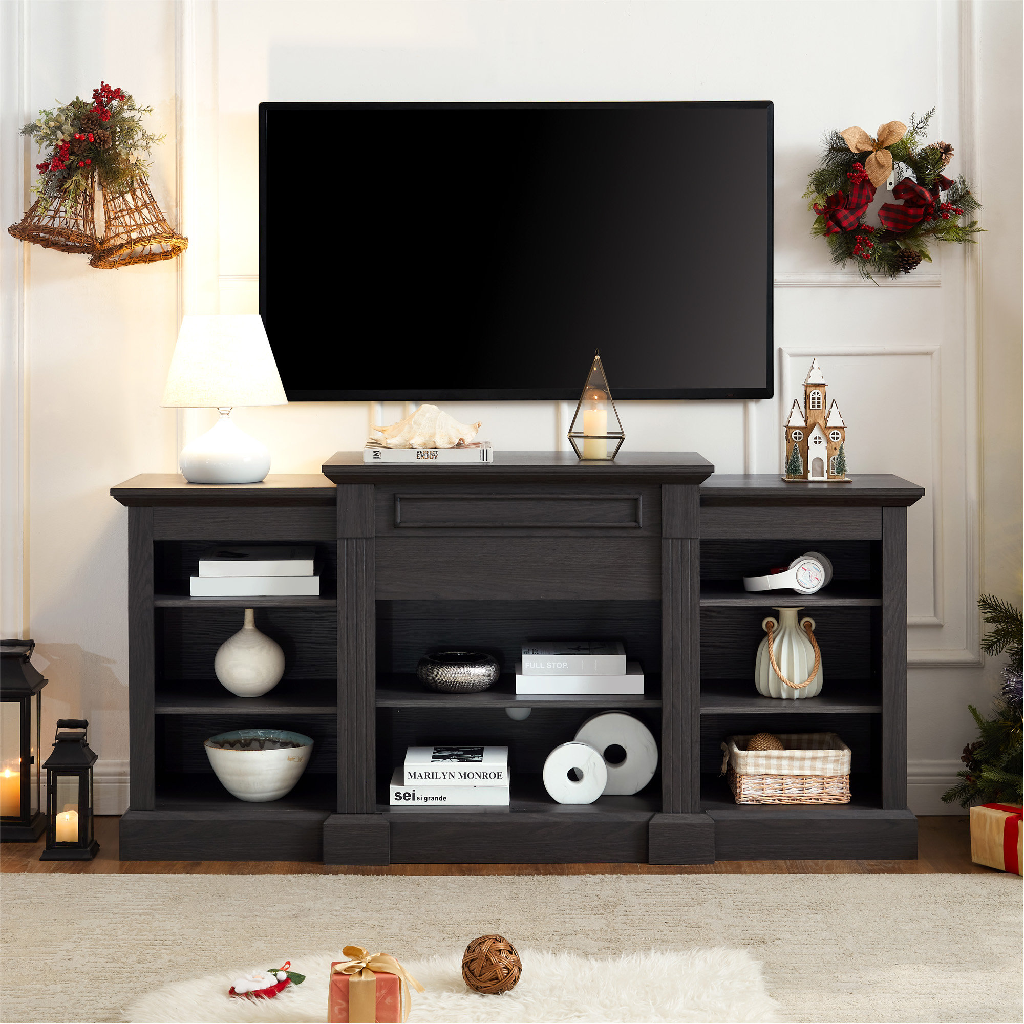 Winston Porter Versatile Console Table With Ample Storage And Stylish ...