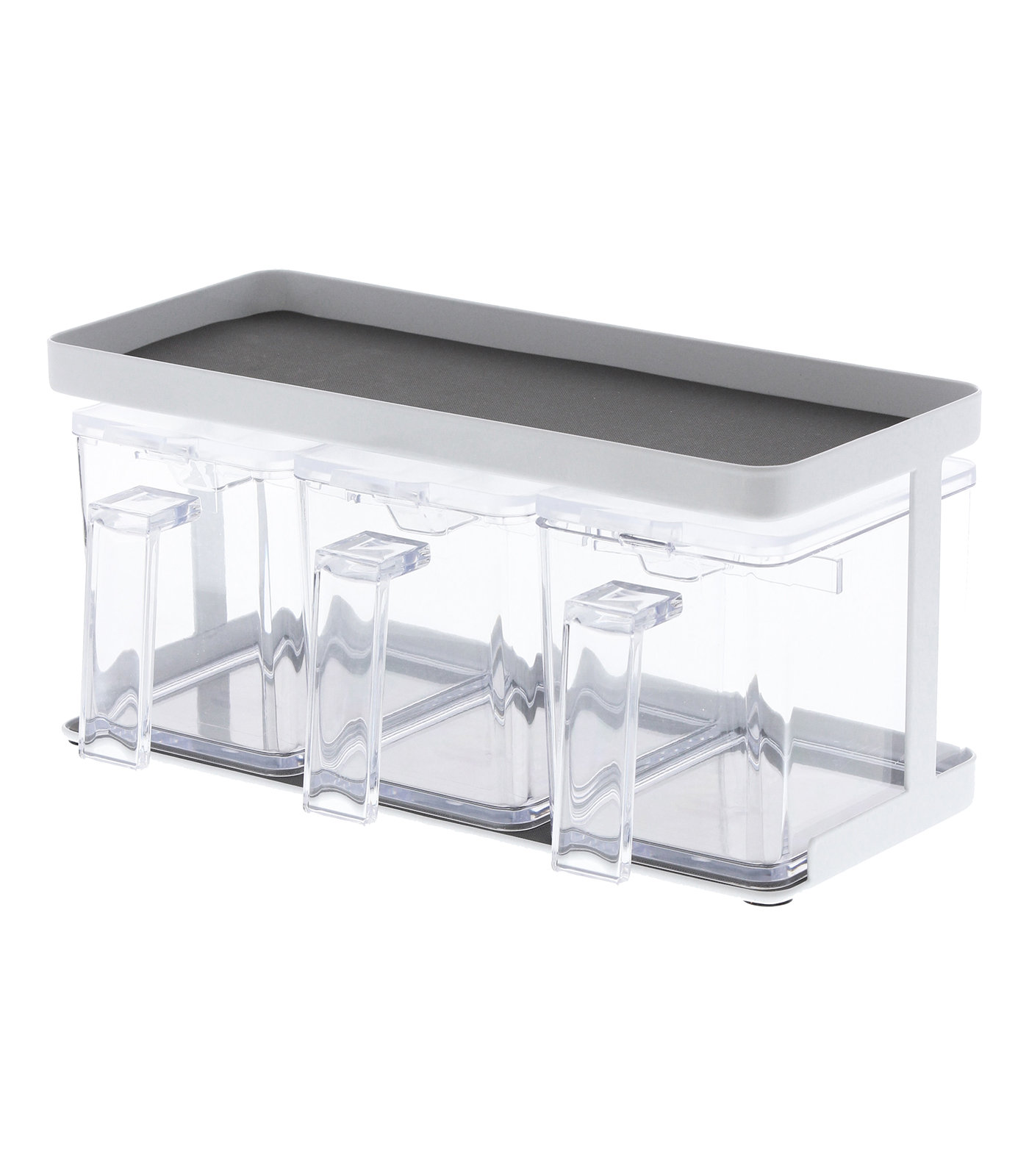 Yamazaki Home Tower Yamazaki Home Pantry Canisters With Rack, Kitchen ...