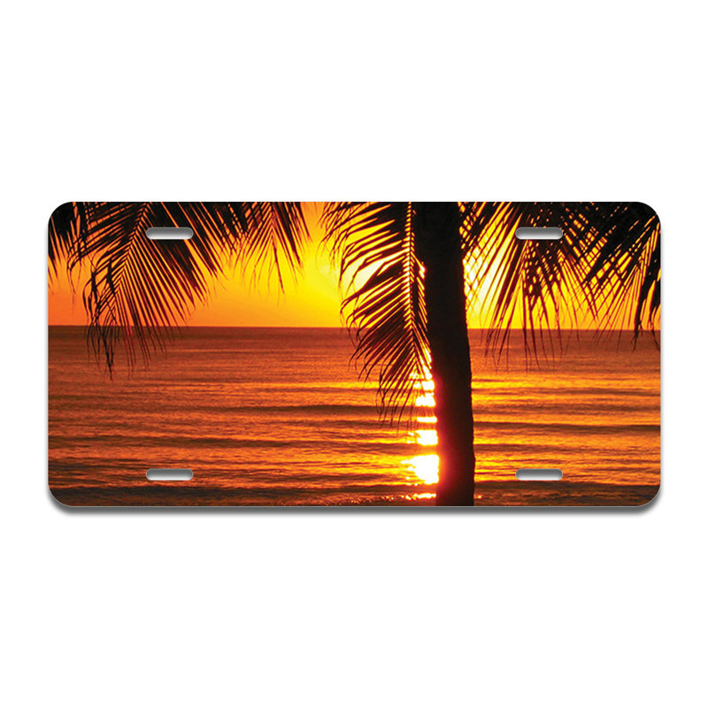 SignMission Sunset Aluminum Plate Frame | Wayfair