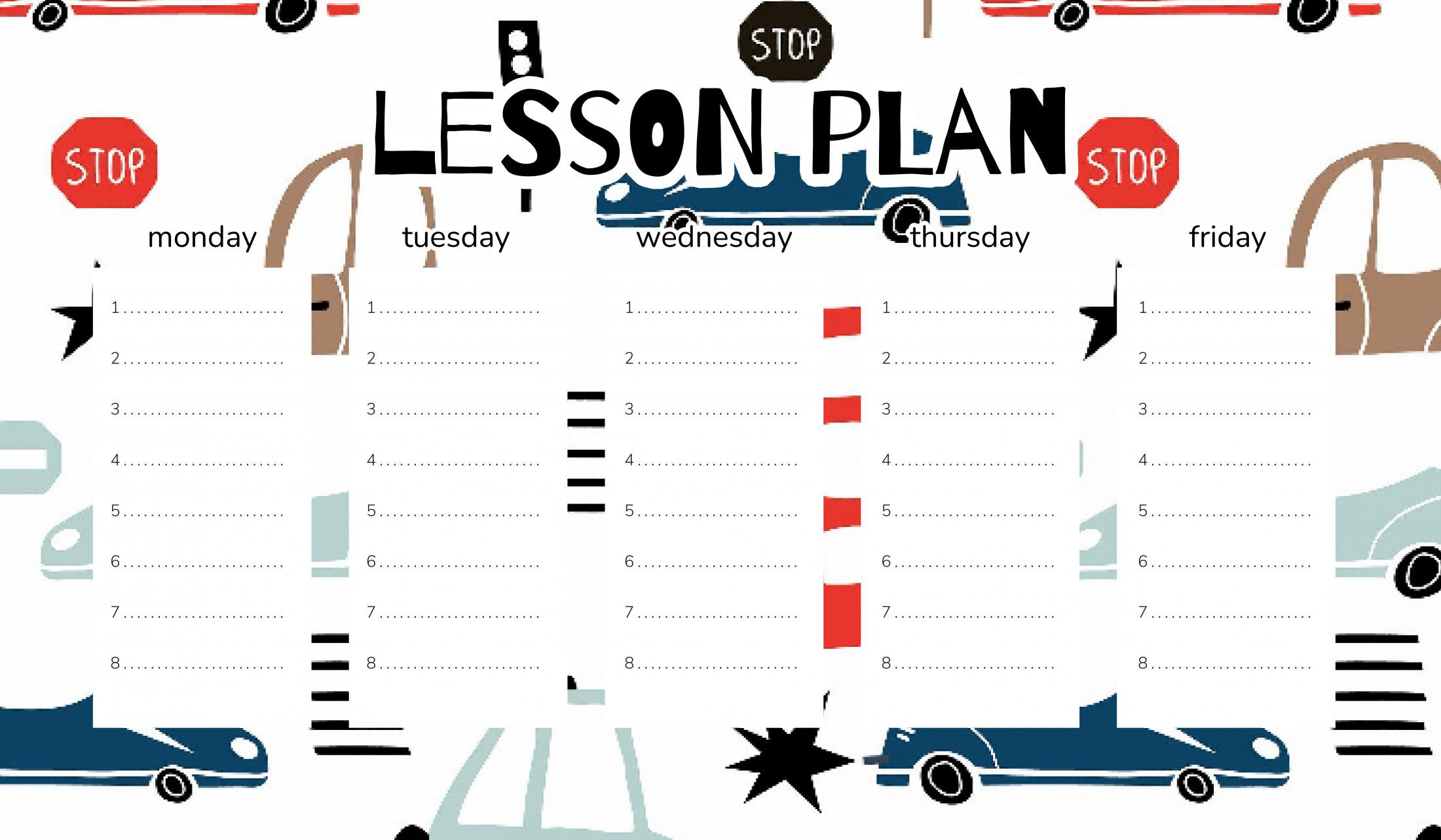 Wallvy Magnetic Lesson Plan Cars in Traffic | Wayfair.co.uk