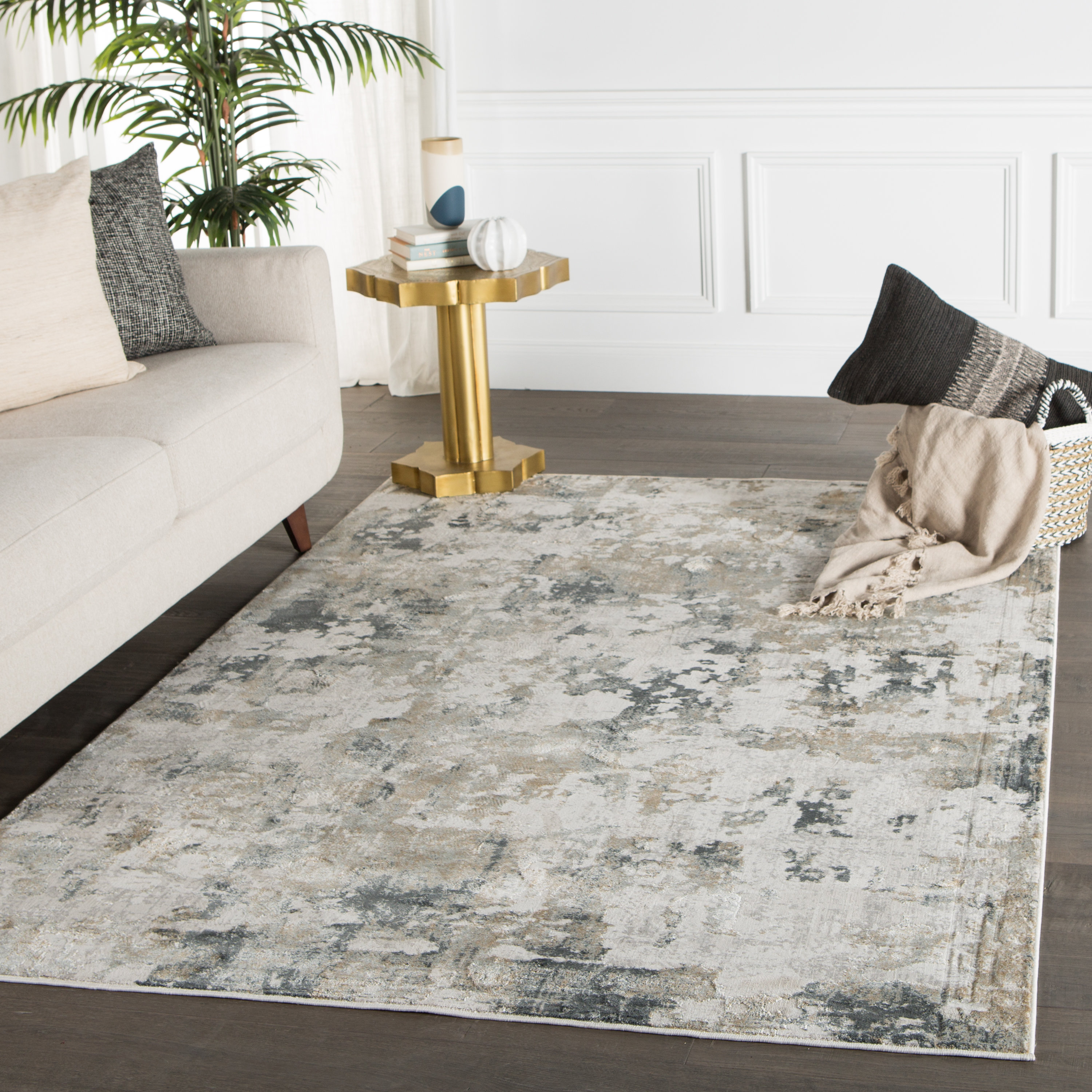 Trent Austin Design Cosner Abstract White Area Rug & Reviews - Wayfair ...