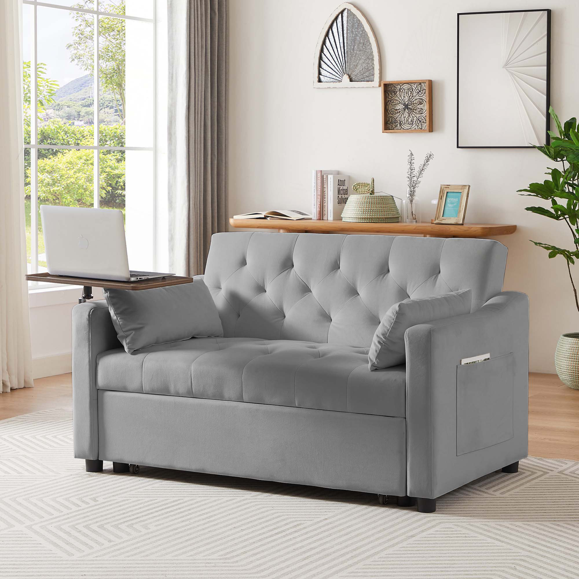 George Oliver Modern Minimalist Sofa Bed | Wayfair