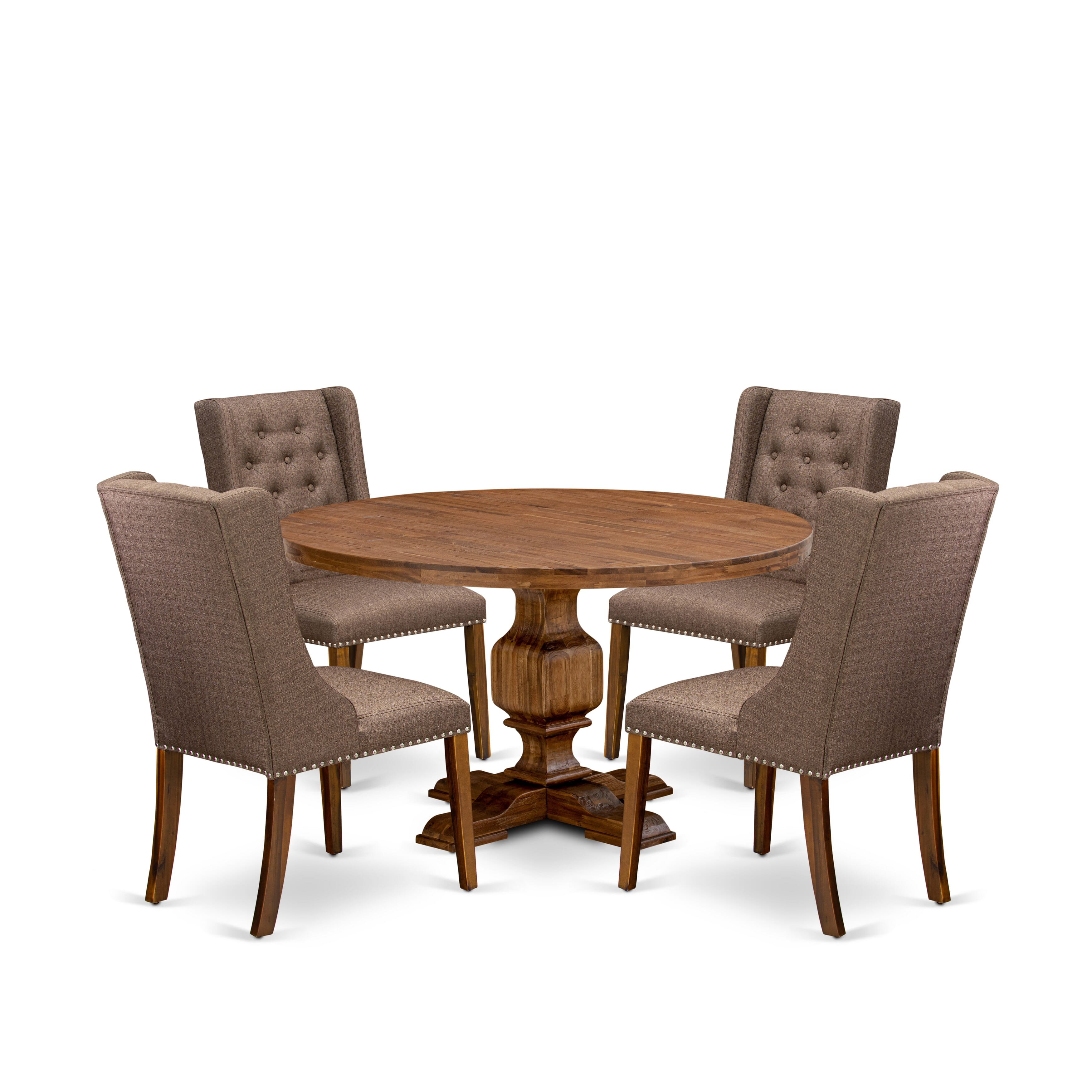 Red Barrel Studio 5-Pc Mid Century Dining Set Consists of A Mid Century ...