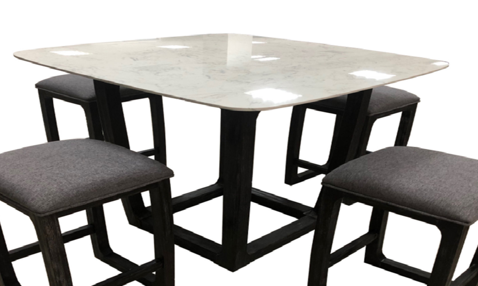 Latitude Run® Counter Height Trestle Dining Table | Wayfair