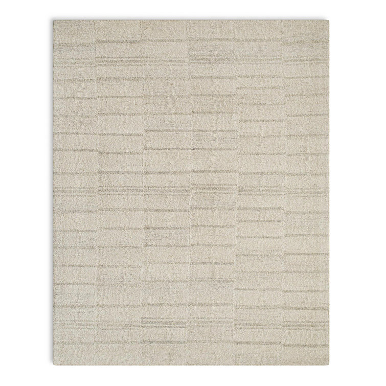 Joss & Main Demie Hand Tufted Wool Striped Rug & Reviews | Wayfair