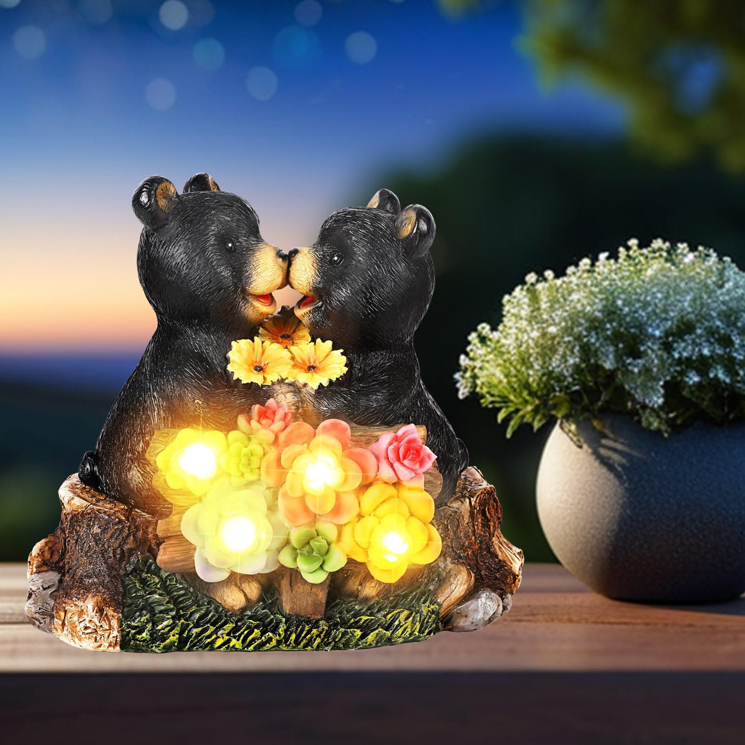 Ophelia & Co. Solar Bear Garden Statues - Wayfair Canada