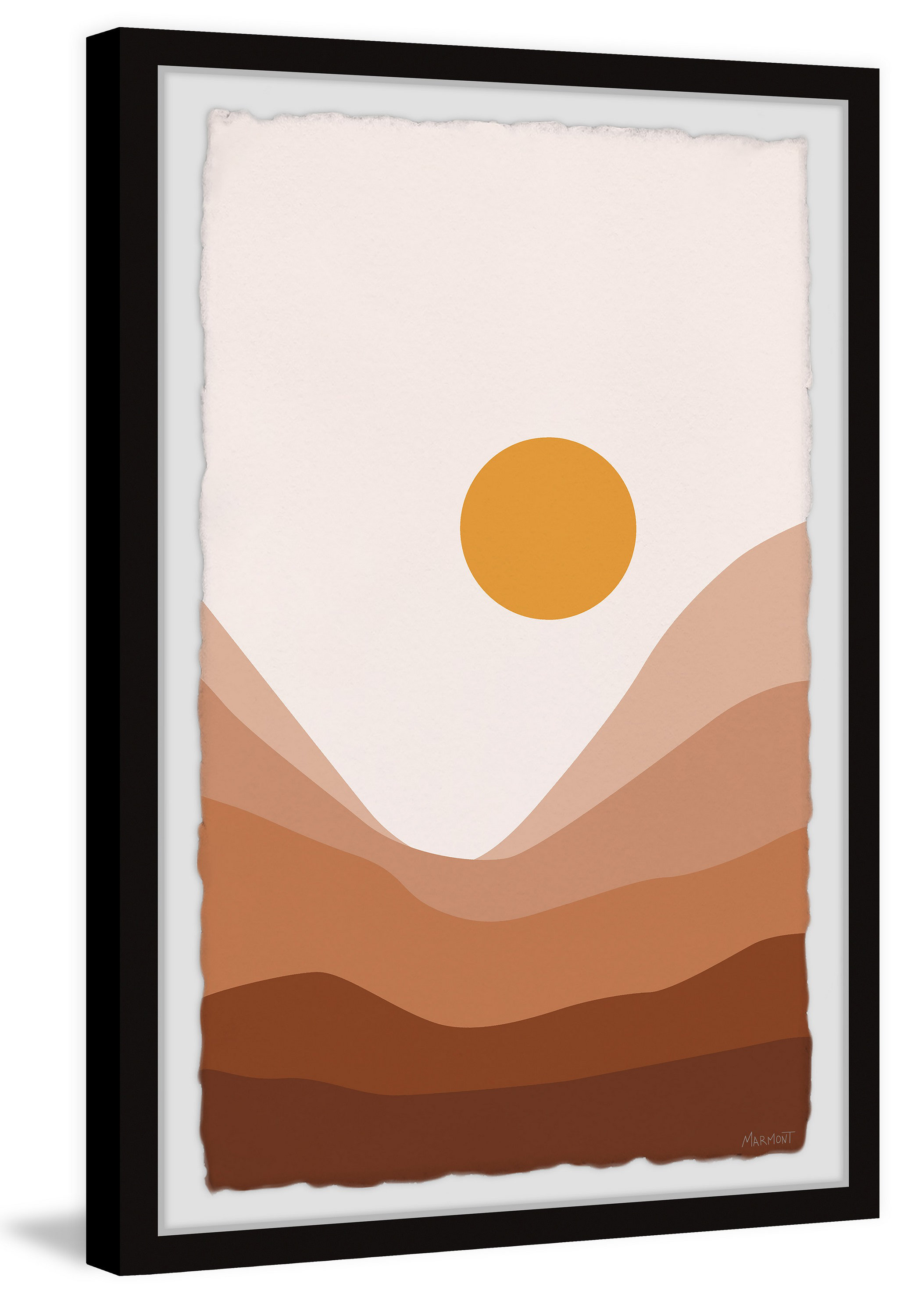 Isabelline Valley of the Sun - Picture Frame Graphic Art | Wayfair.co.uk