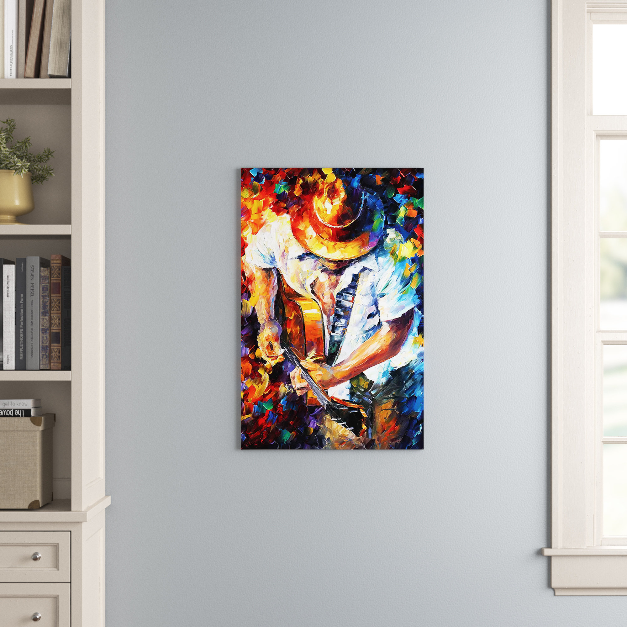 Lark Manor «Guitare et âme» par Leonid Afremov - Estampe numérique sur ...