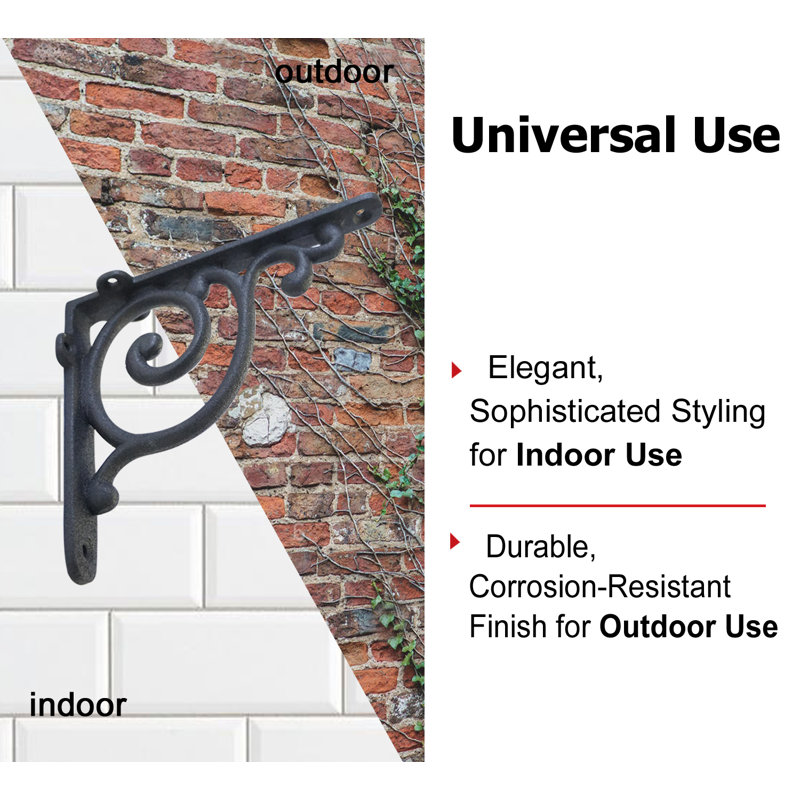 Williston Forge Jesup Scroll Wall Shelf Bracket & Reviews | Wayfair