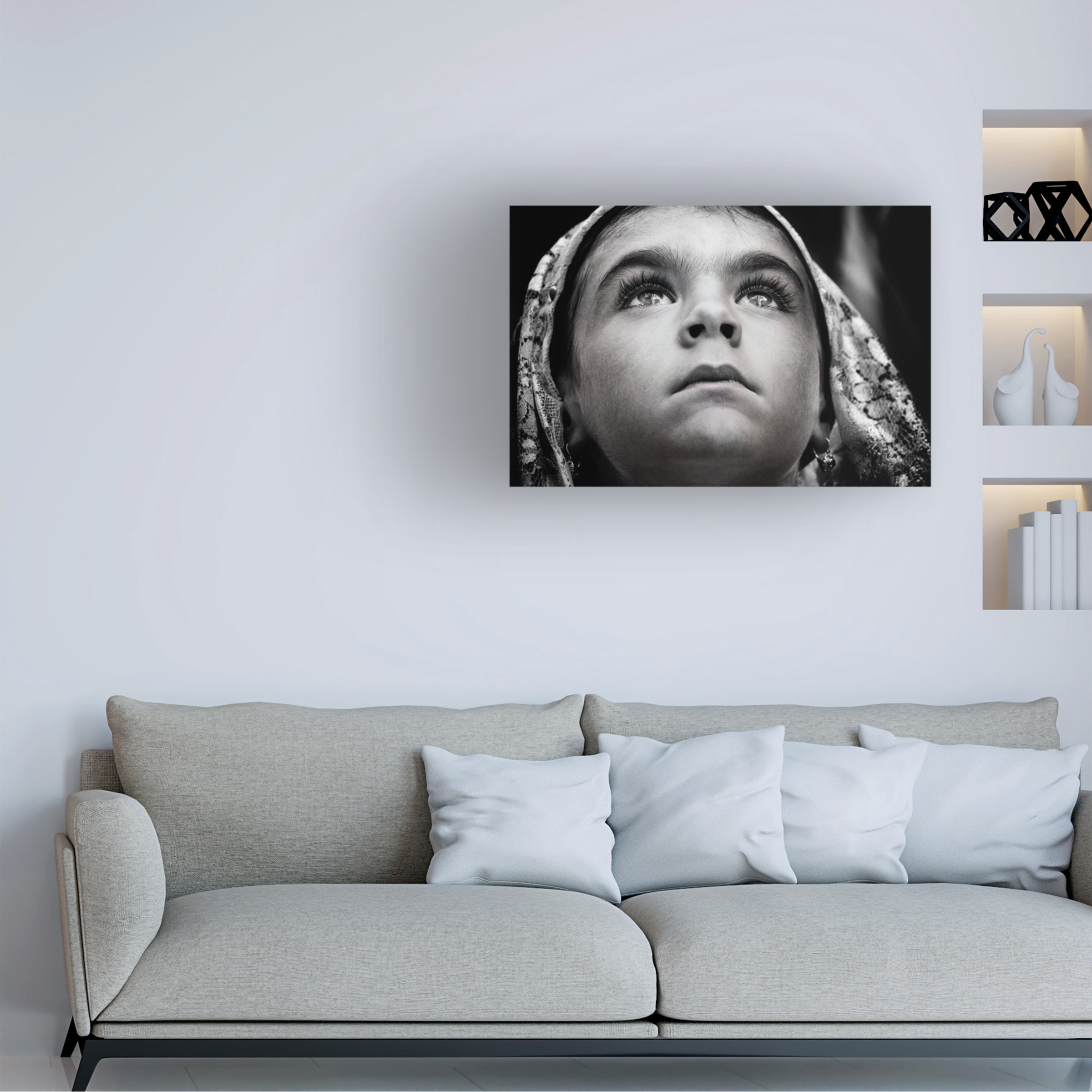 Ebern Designs " Girl With Sardinian Traditional Veil " by Giovanni ...