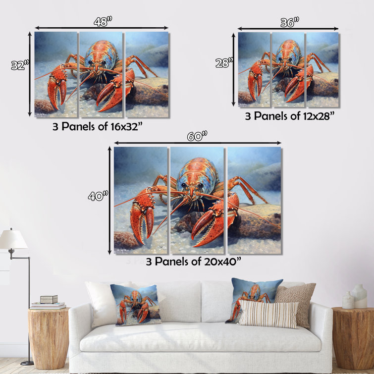 Dovecove Coastal Animals Wall Decor on Metal | Wayfair