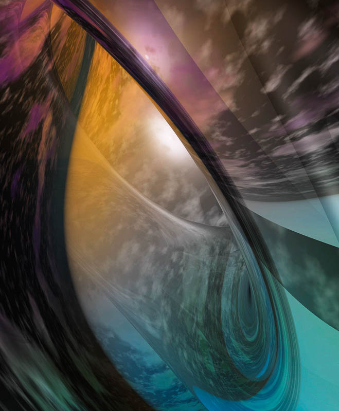 Menaul Fine Art 'Nexus' by Scott J. Menaul Graphic Art on Wrapped ...