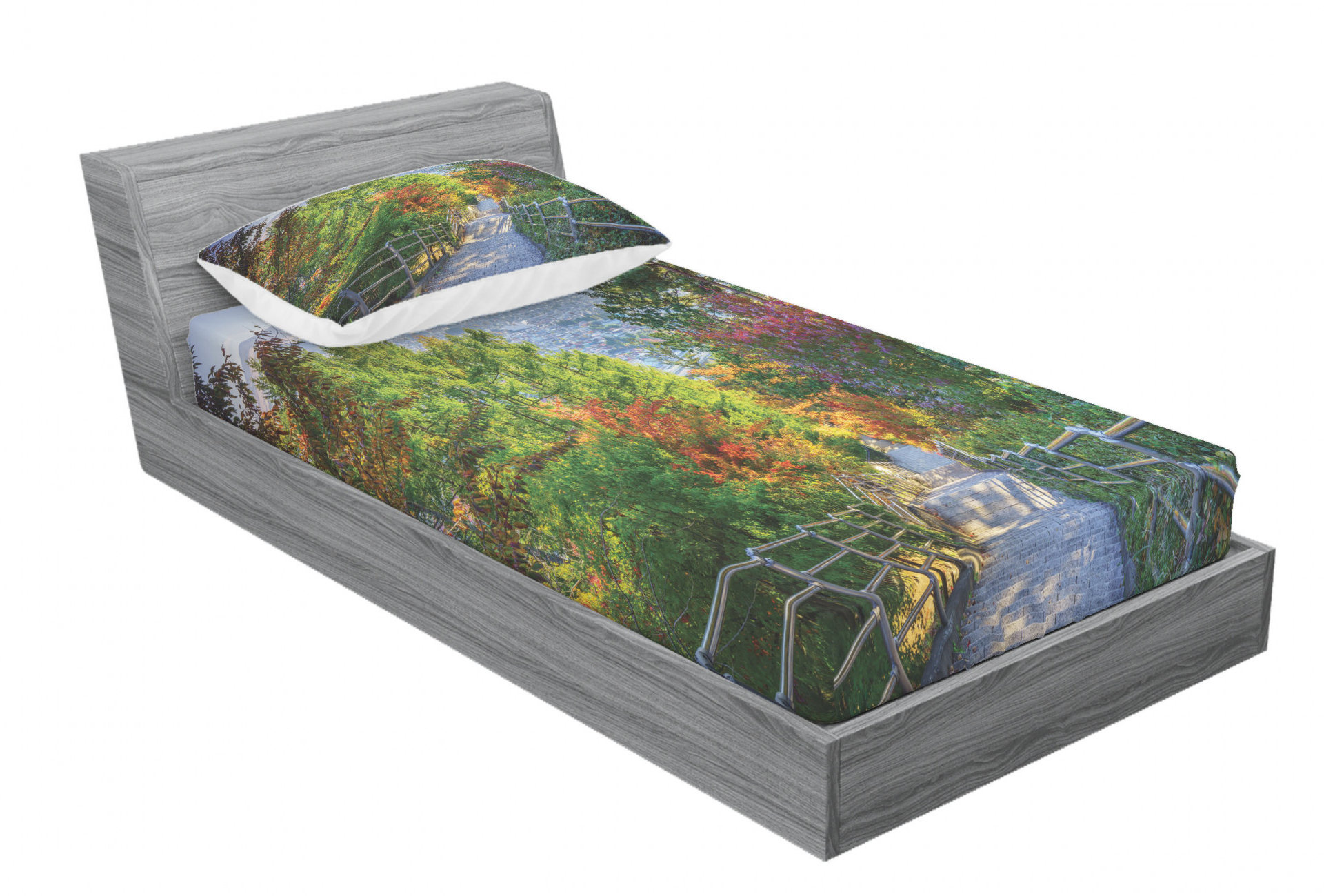 Ambesonne Nature Sheet Set | Wayfair