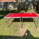 GoSports Foldable Indoor/Outdoor Table Tennis Table with Paddles and ...