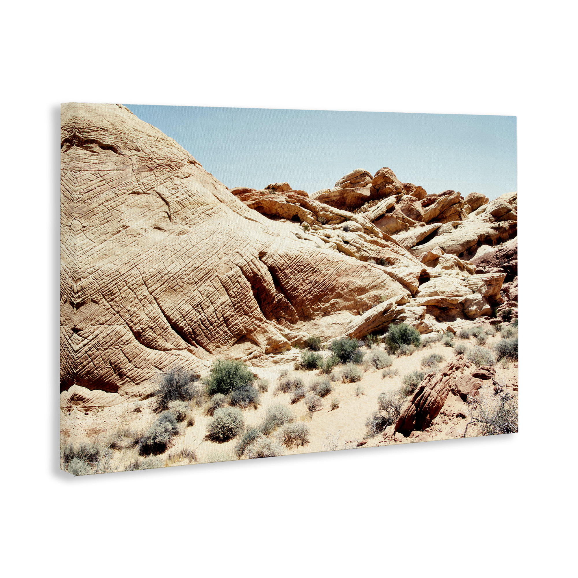 George Oliver Arid Desert Scenery Canvas Wall Art by Debbie O'dell ...