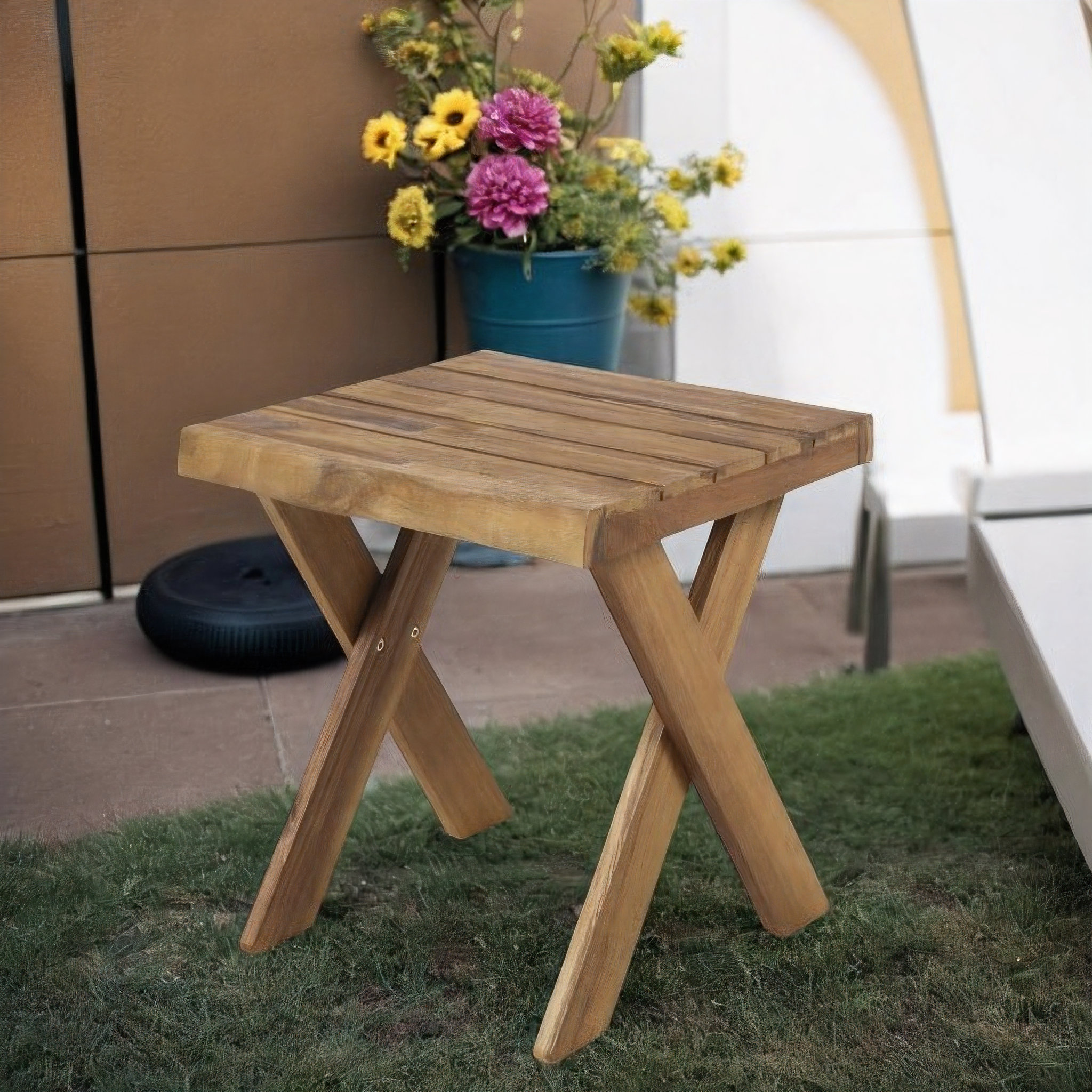 Millwood Pines Wood Side Table | Wayfair