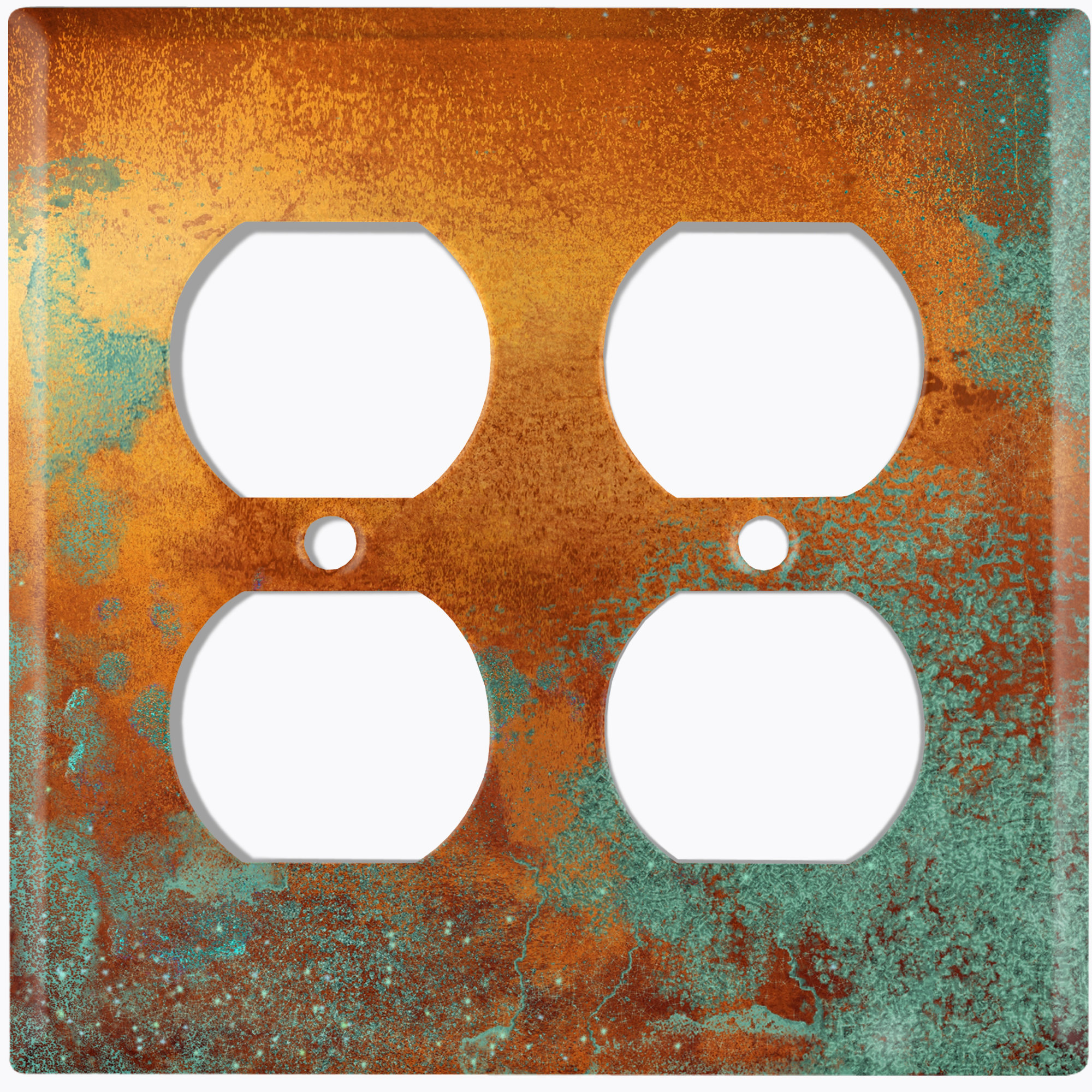 WorldAcc 4-Gang Duplex Outlet Wall Plate | Wayfair