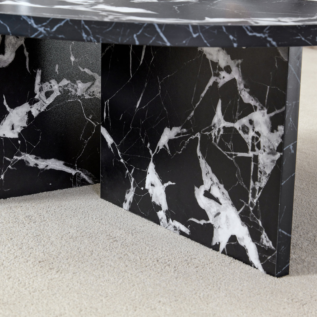 Ivy Bronx 31.5" Wooden Round Coffee Table Low Center Table | Wayfair