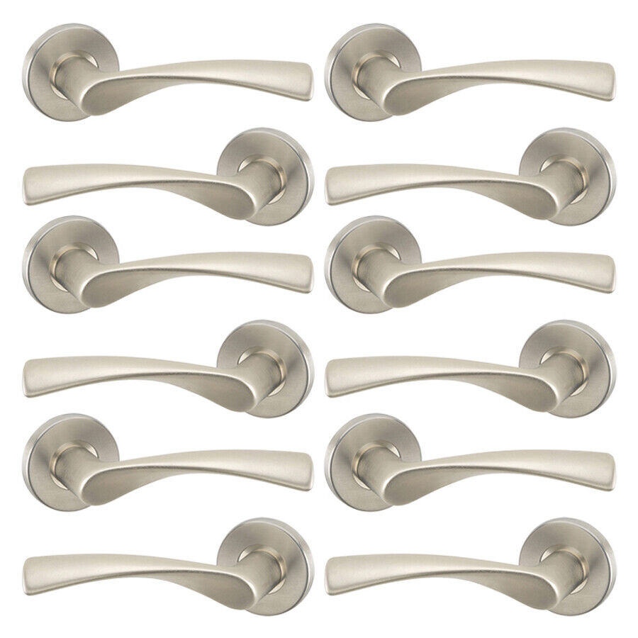 Urfic 6x Metal Lever Latch Door Handles Set | Wayfair.co.uk